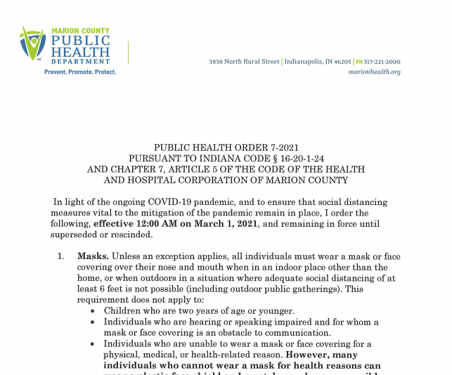 Public Health Orders