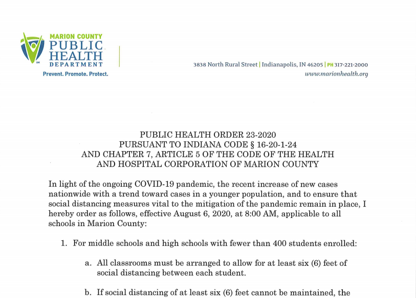 Public Health Orders