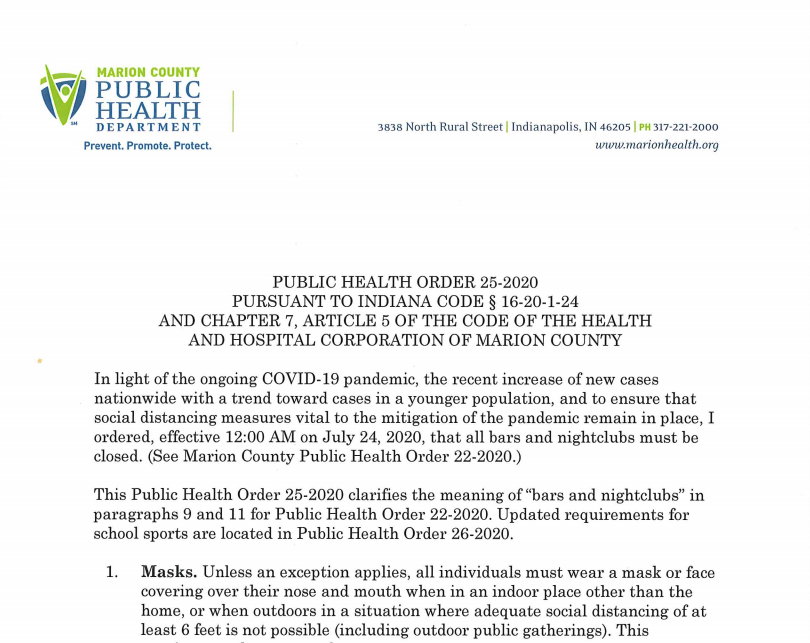 Public Health Orders