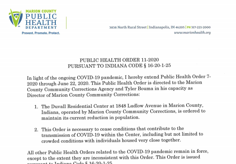 Public Health Orders