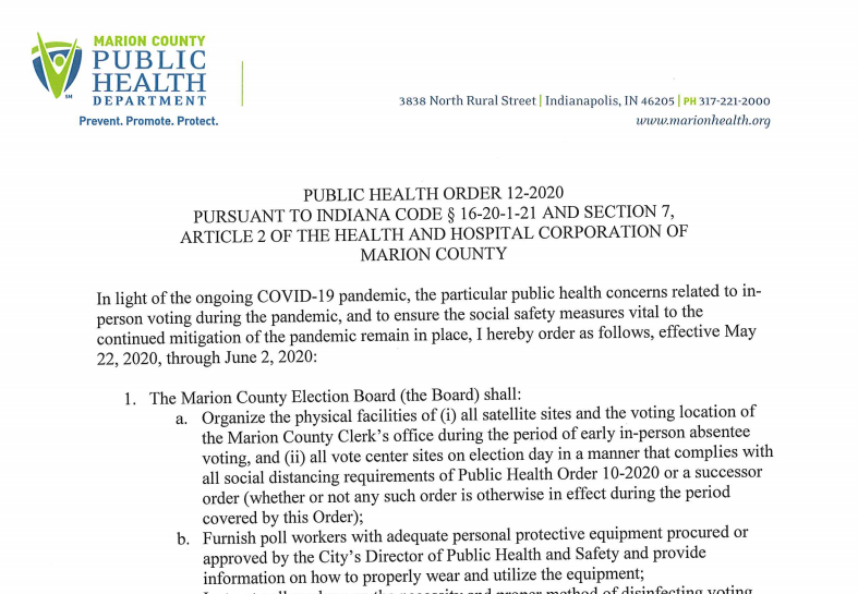 Public Health Orders