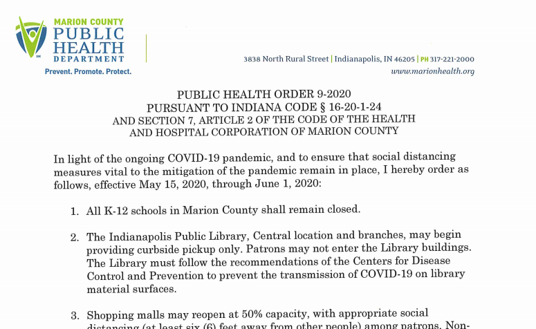 Public Health Orders
