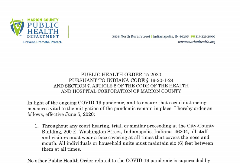 Public Health Orders